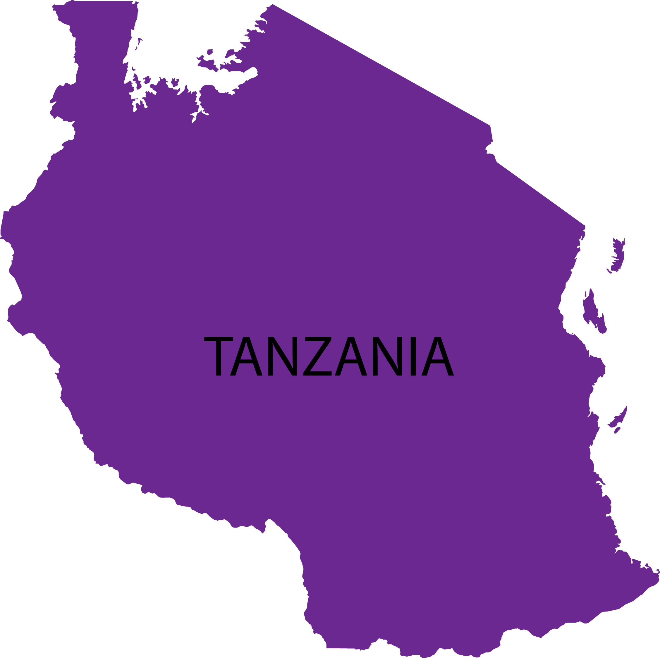 mapa Tanzania – lamalaria.com